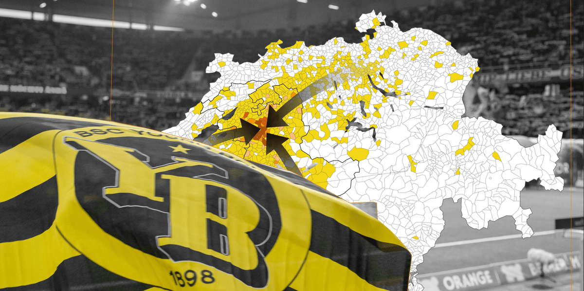 Von der Waadt bis ins Bündnerland: Wo die Fans der Young Boys zu Hause ...