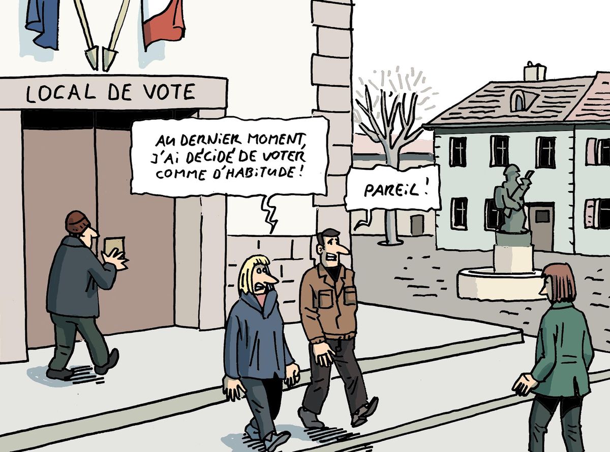 Herrmann – Dessin du 11 avril | Tribune de Genève