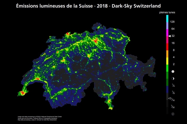 Mesurer la pollution lumineuse grâce à un satellite | 24 heures