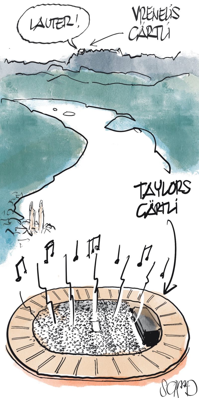 Karikaturist Schaad: Ein breites Züri-Lachen mit Taylor Swift | Tages ...