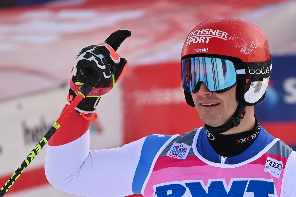 Loïc Meillard a craqué en deuxième manche | Tribune de Genève