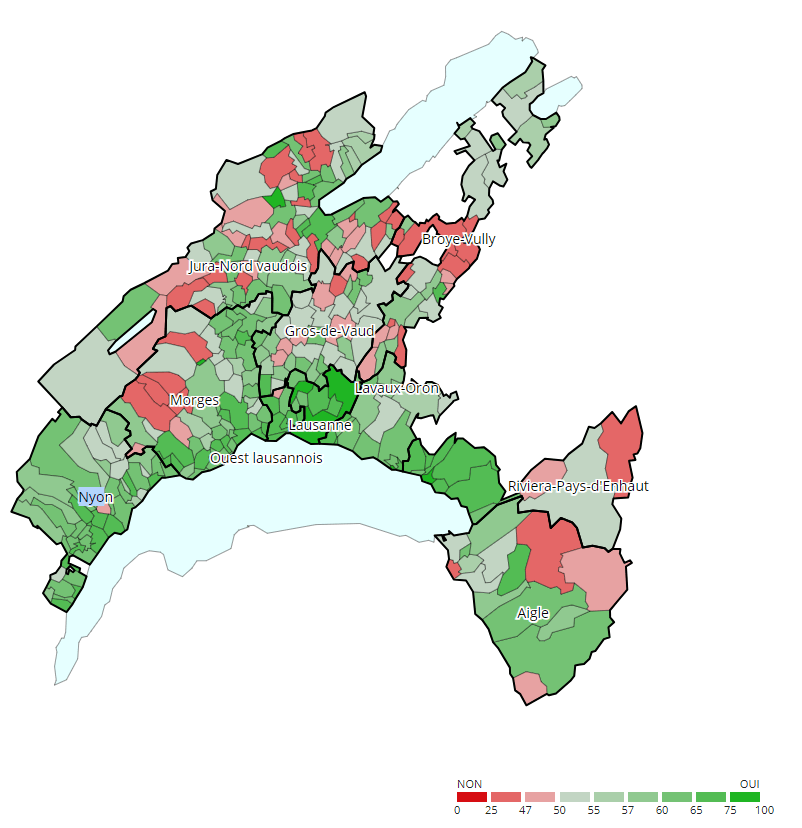 Votations du 18 juin: Ces 37 communes vaudoises qui ont dit oui et non ...