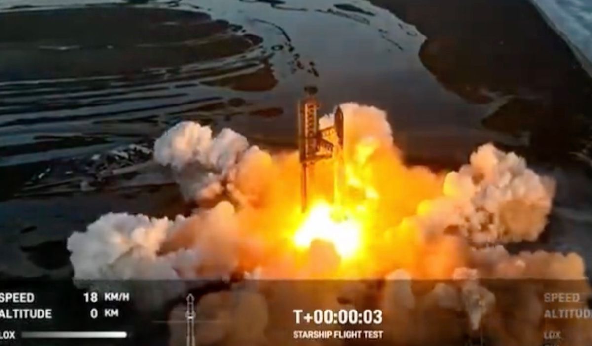 Rakete von Elon Musks SpaceX: Starship explodiert beim zweiten Testflug ...
