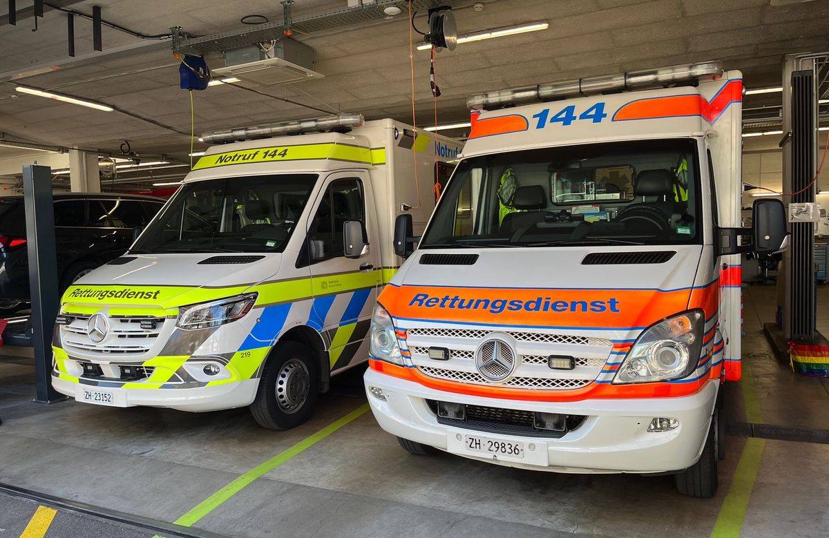 Die Ambulanzen von Schutz & Rettung Zürich erhalten ein neues Design ...