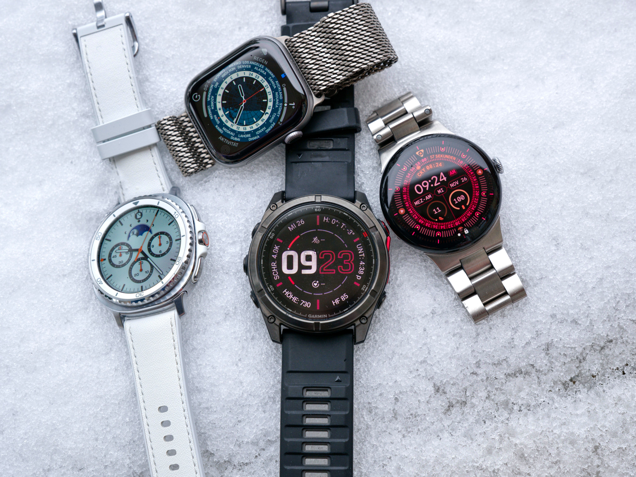Smartwatches: Topmodelle von Apple, Garmin & Google im Test