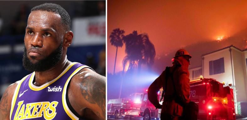 Incendies en Californie – LeBron James a dû évacuer sa maison - L'essentiel
