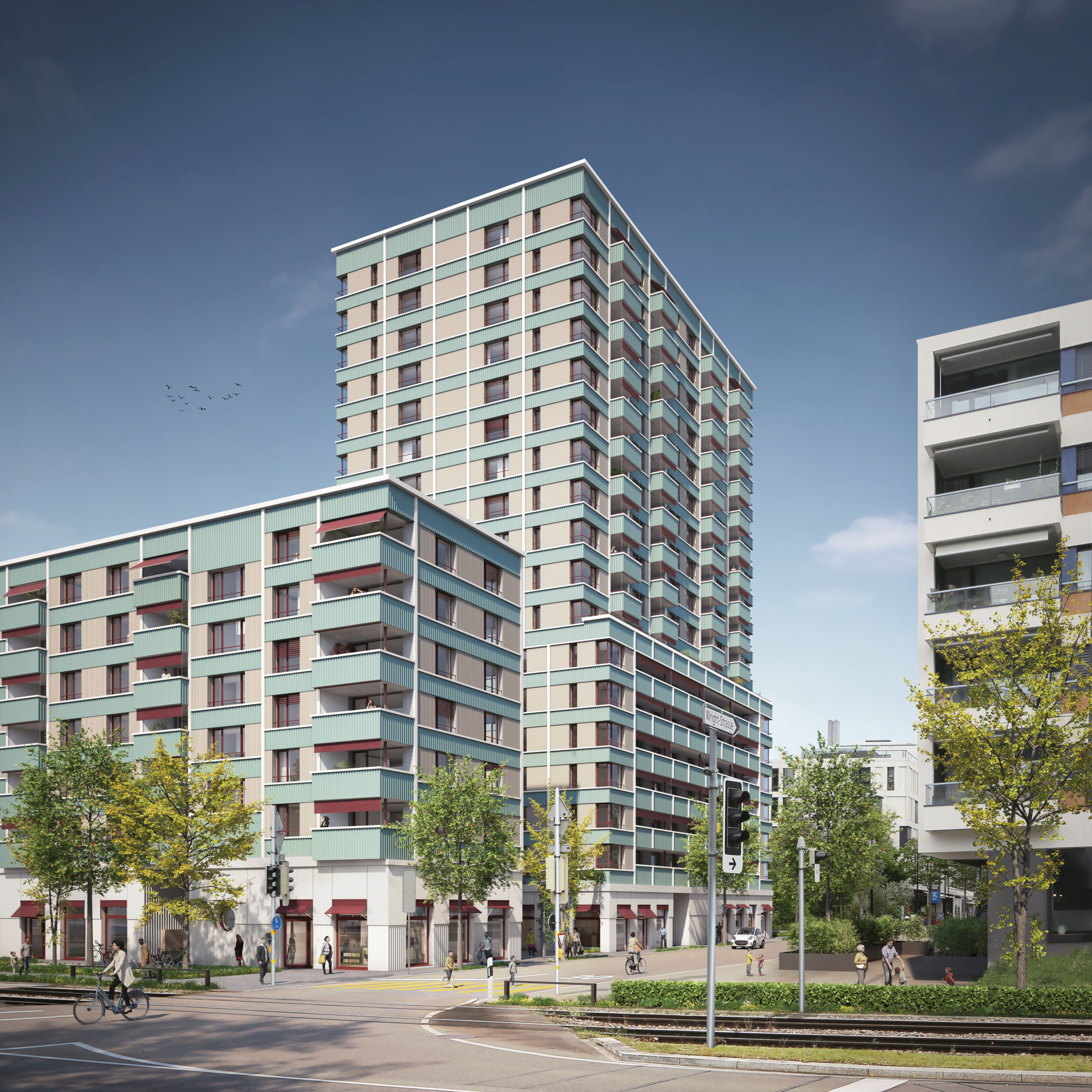 Glattpark in Opfikon: 460 neue Mietwohnungen geplant