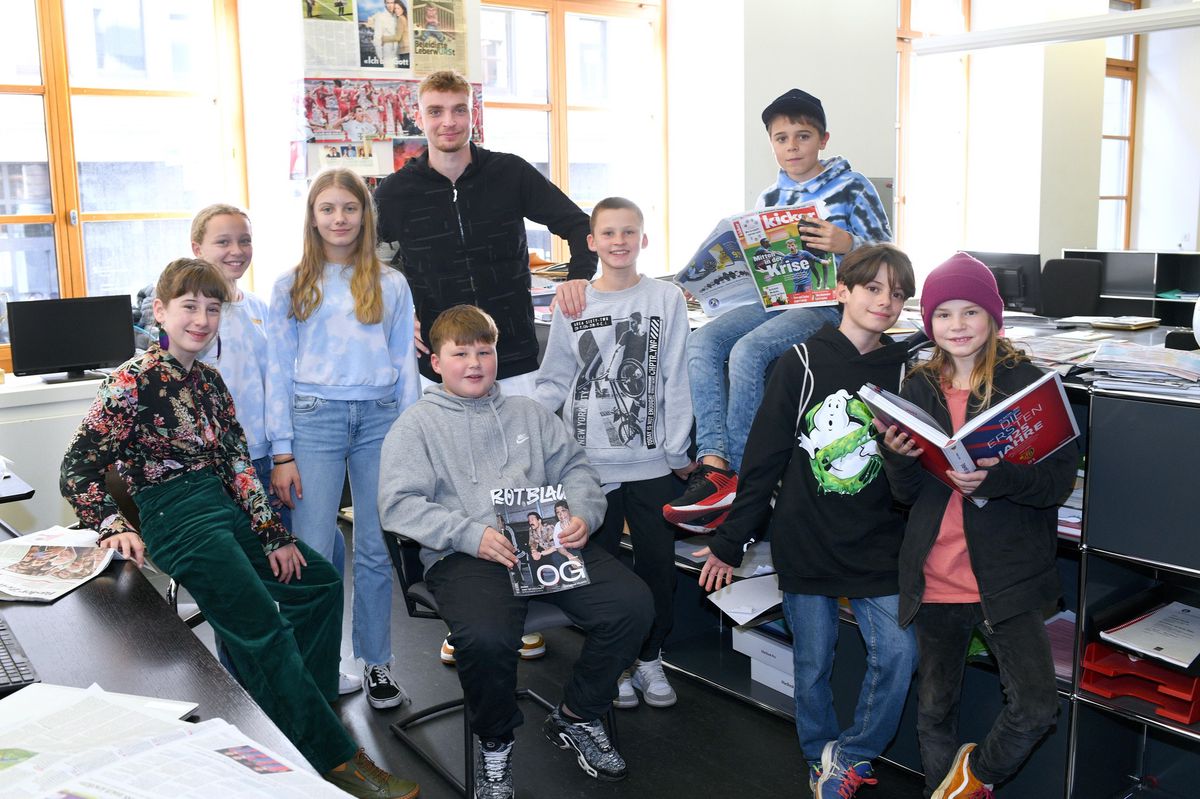 Bradley Fink am Zukunftstag: «Ich war eine Mischung aus guten Noten und ...