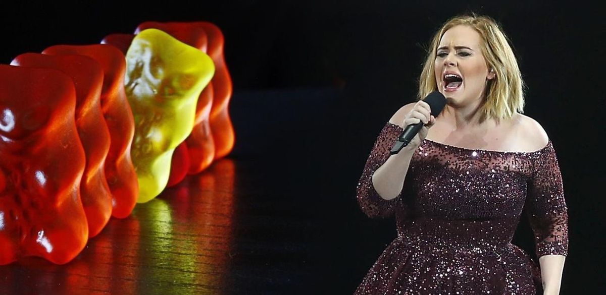 #HariboChallenge – Gummibärchen gehen viral wegen Adele - L'essentiel
