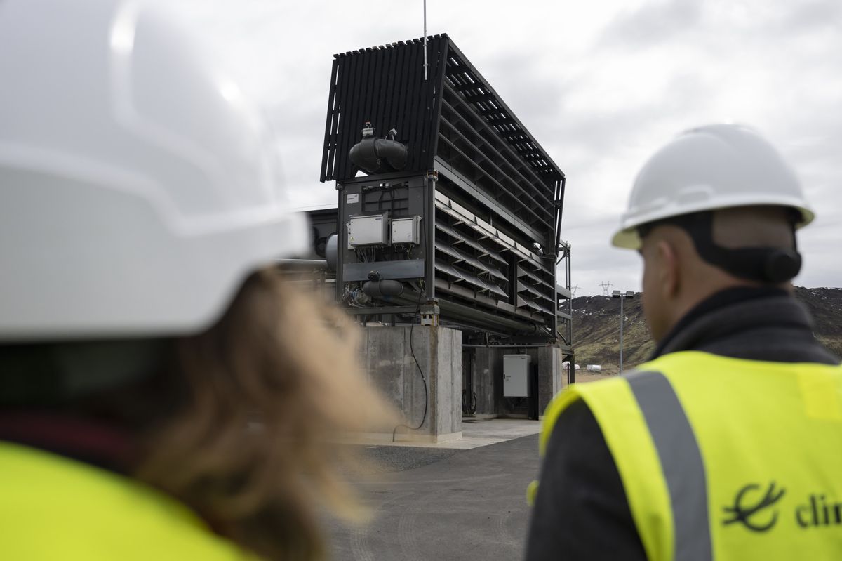 Captage de CO2: A Davos, Climeworks s’installe parmi les géants ...