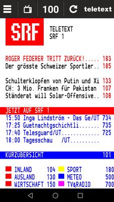 Teletext im Hoch: Warum der unaufgeregte Minimalismus zieht | Berner ...