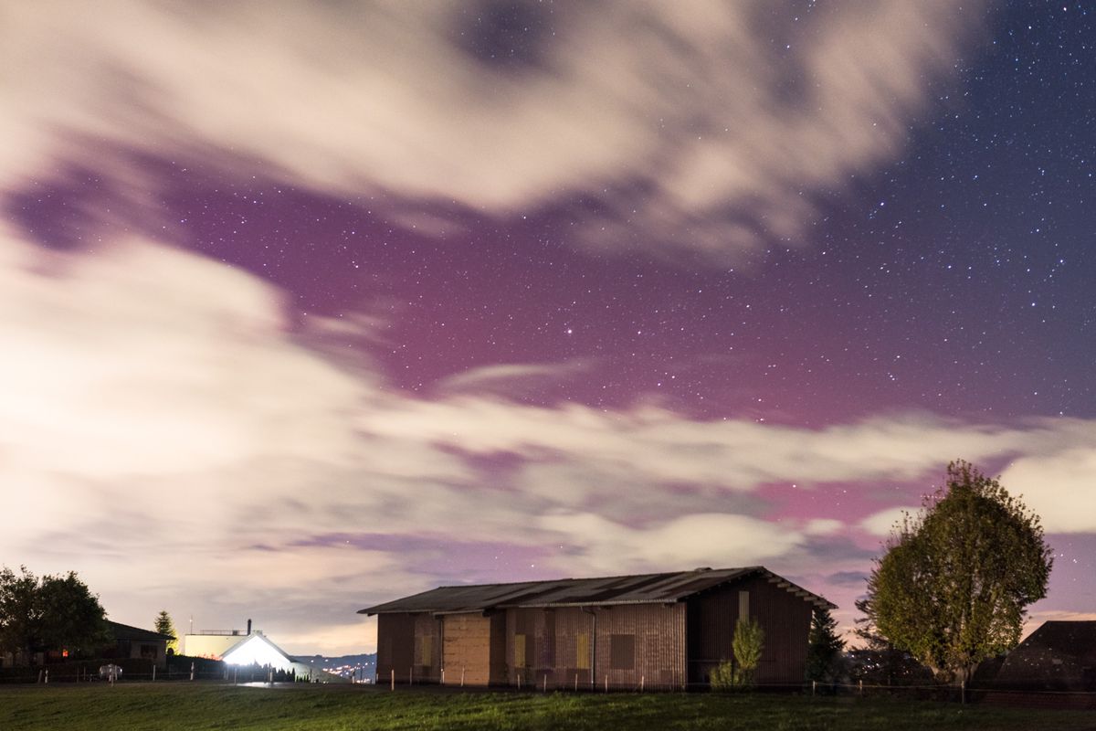 Eindrückliches Naturspektakel: So schön waren die Polarlichter vom Kanton Bern aus zu sehen ...
