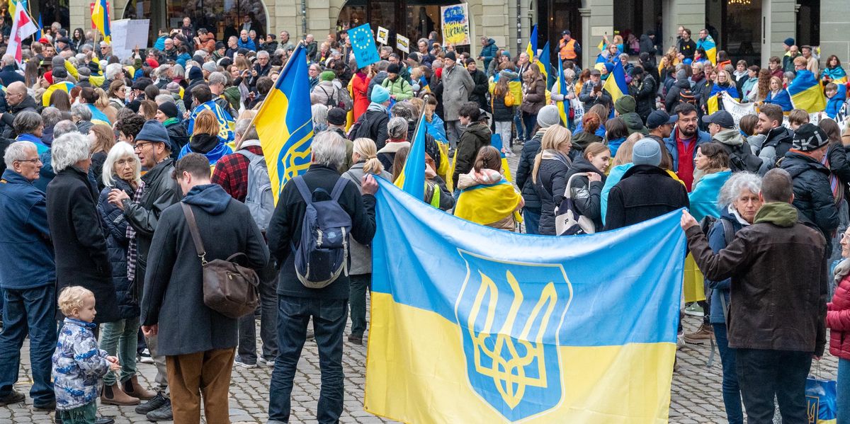 Bern: Demonstration gegen Krieg in der Ukraine