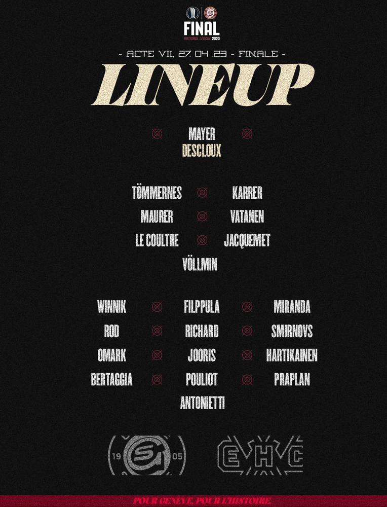 Finale de National League: Le GSHC est champion | Tribune de Genève