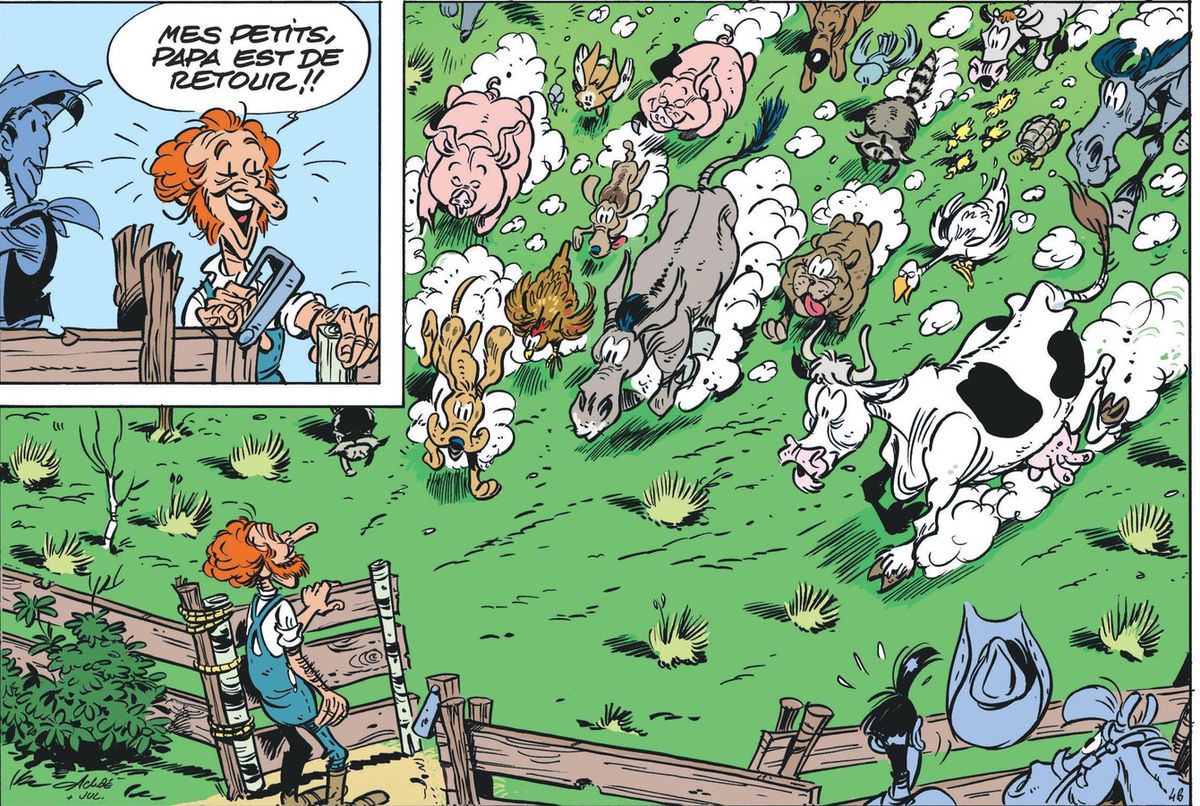 Bande dessinée: Lucky Luke découvre la protection des animaux - L'essentiel